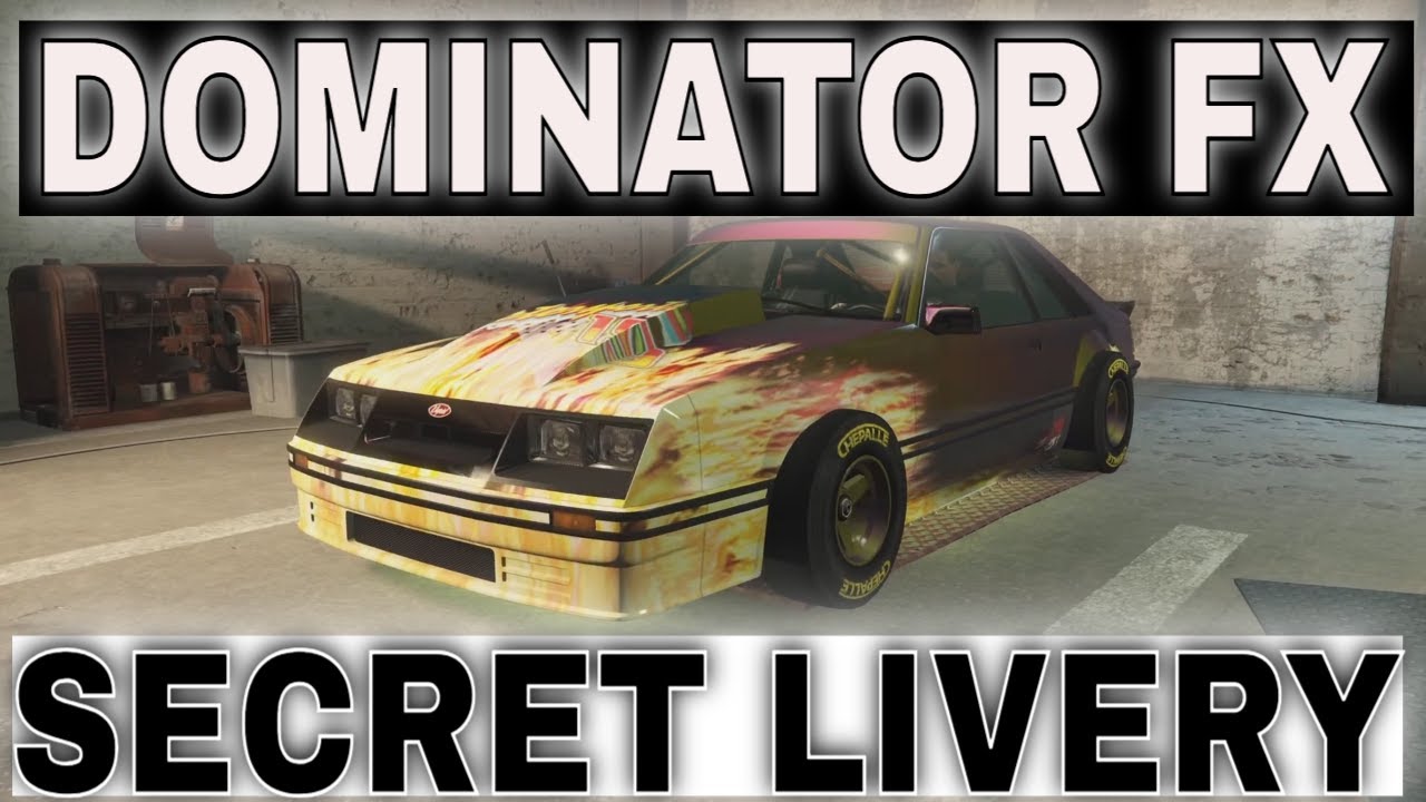 GTA V - 💥NEW💥 DOMINATOR FX Secret Livery ᵔᴗᵔ Bottom Dollar Bounty # ...