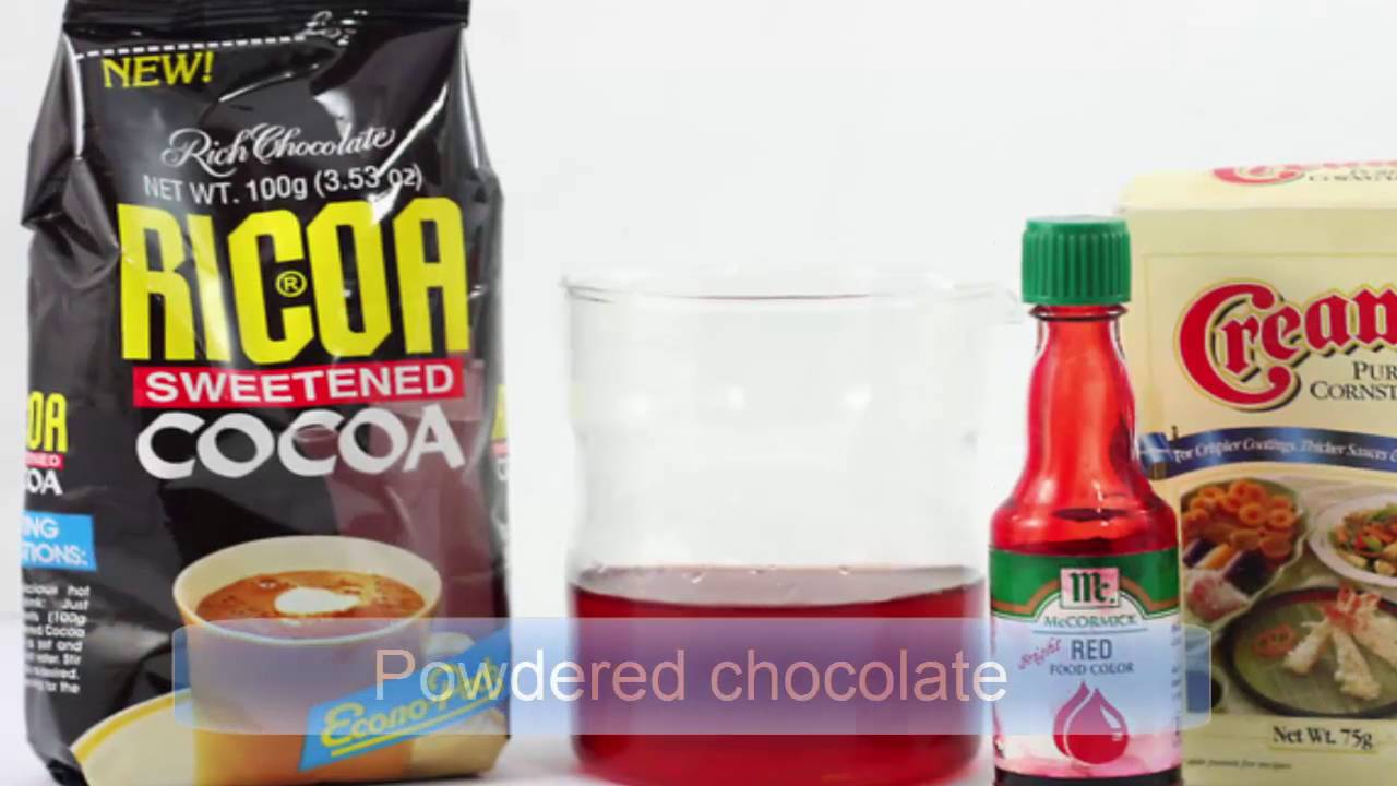 Chocolate blood (edible) ll 14 Ways to Make Fake Blood 03 - YouTube