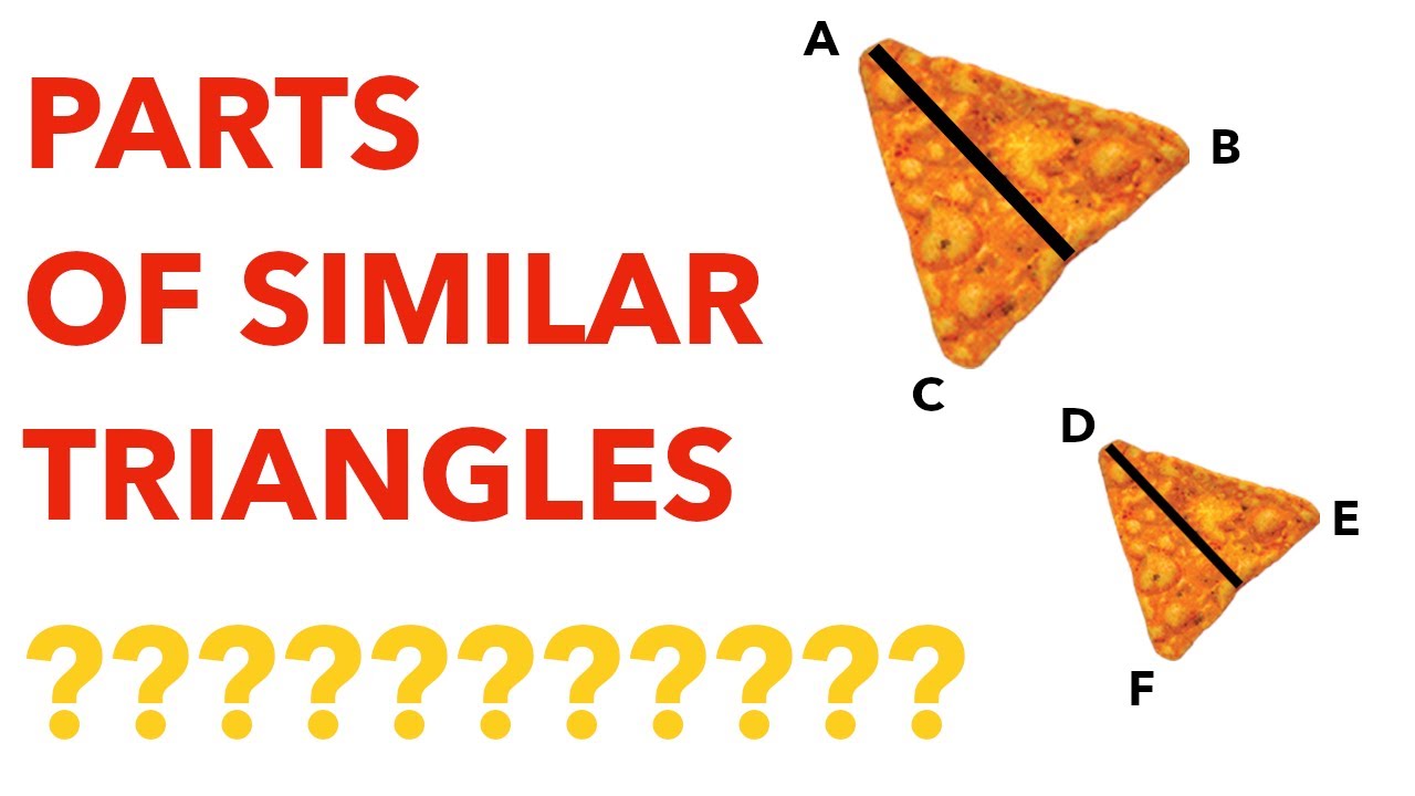 Parts of Similar Triangles Explained in Plain Language - Median ...
