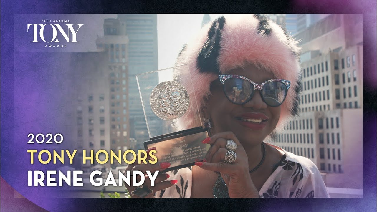 Irene Gandy | Tony Honors Acceptance Speech - YouTube