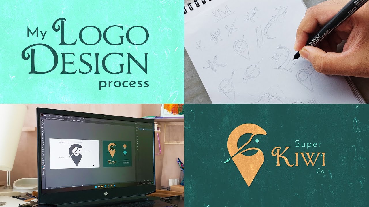 How to Design a Logo - Start to Finish - YouTube