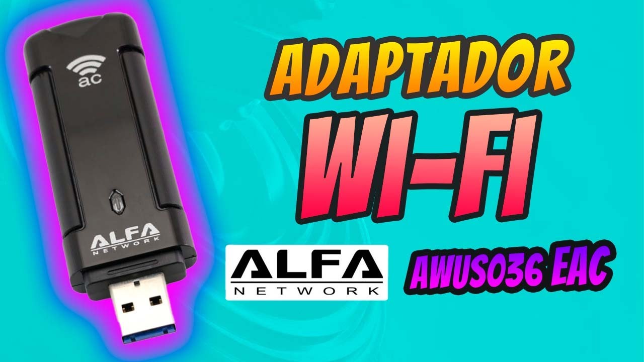 ADAPTADOR WI-FI USB ALFA NETWORK AWUS036EAC ALTA POTENCIA - AC - DOBLE ...