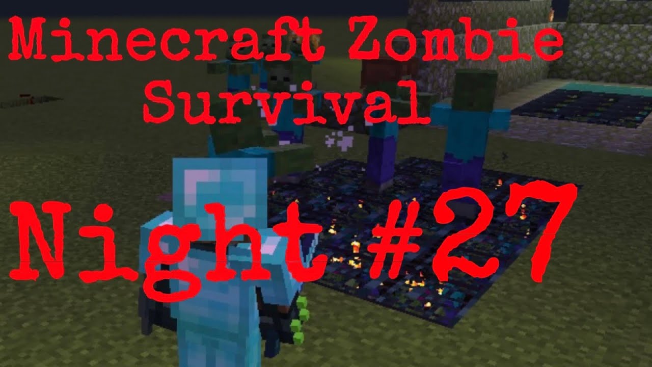 Minecraft Zombie Survival: Night 27 - YouTube