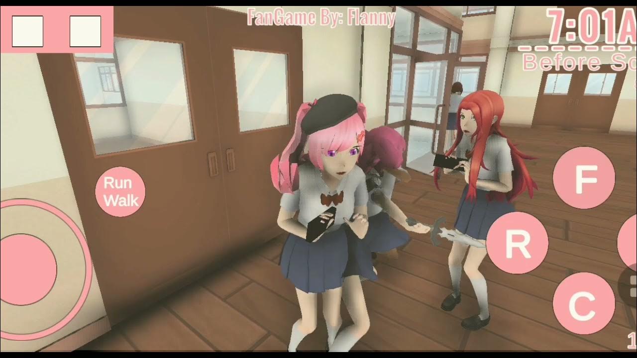 •Gamplay• Flanny love simulator 2 fangame yandere android - YouTube