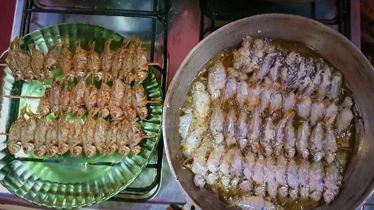 O preparo completo de como fritar piabas no azeite de coco babaçu - YouTube