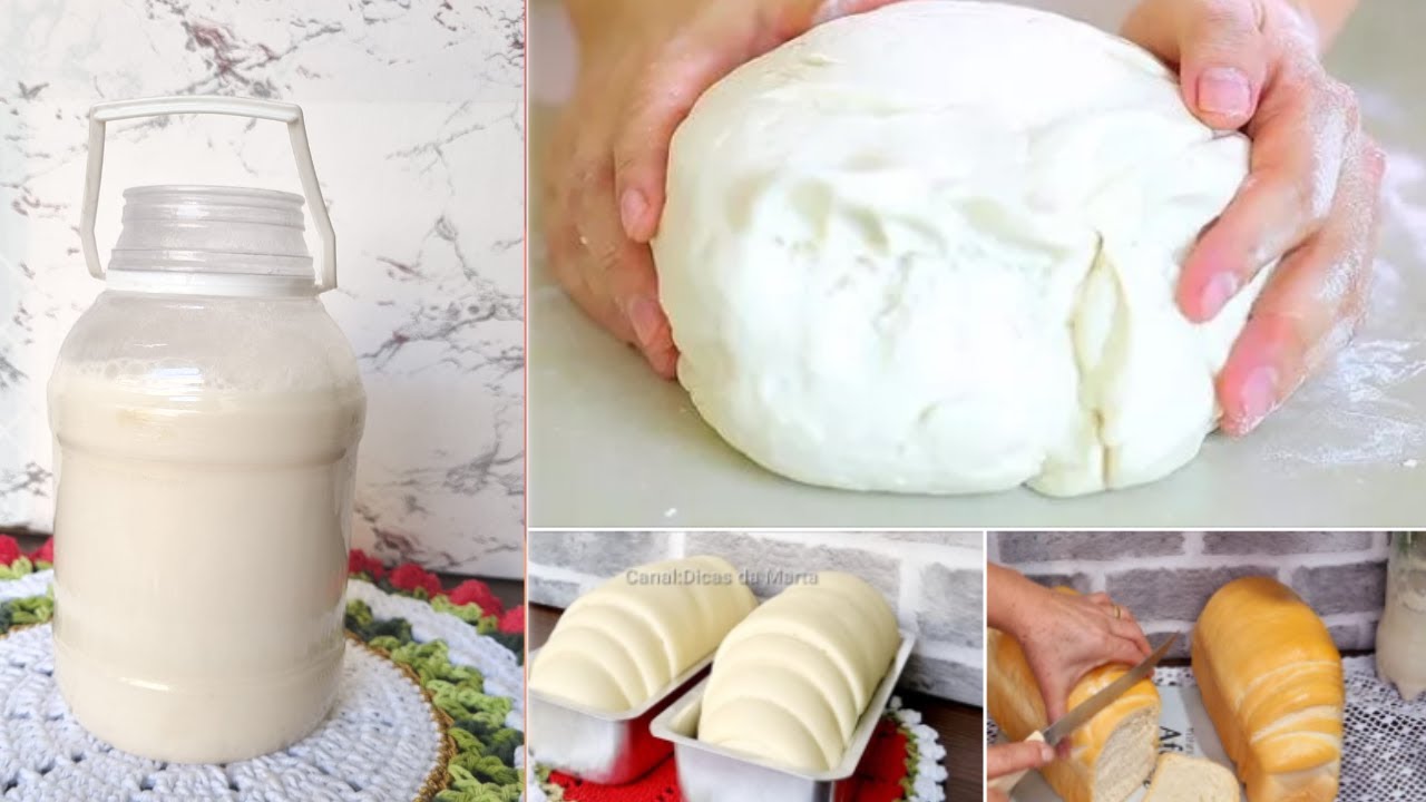 Como Fazer o Fermento Natural - o Famoso fermento caseiro Passo a Passo ...