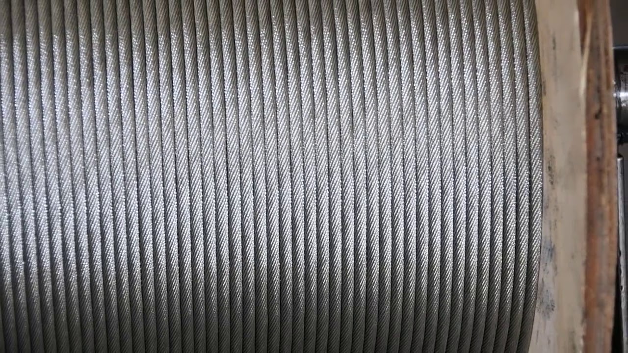 Anti rotation wire rope - YouTube