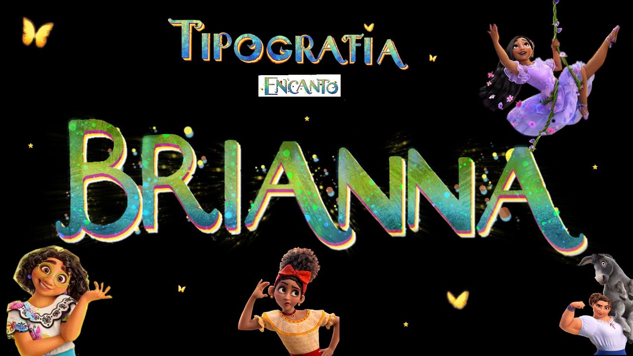 Como hacer la TIPOGRAFIA de ENCANTO DISNEY desde tu celular,tablet o PC ...