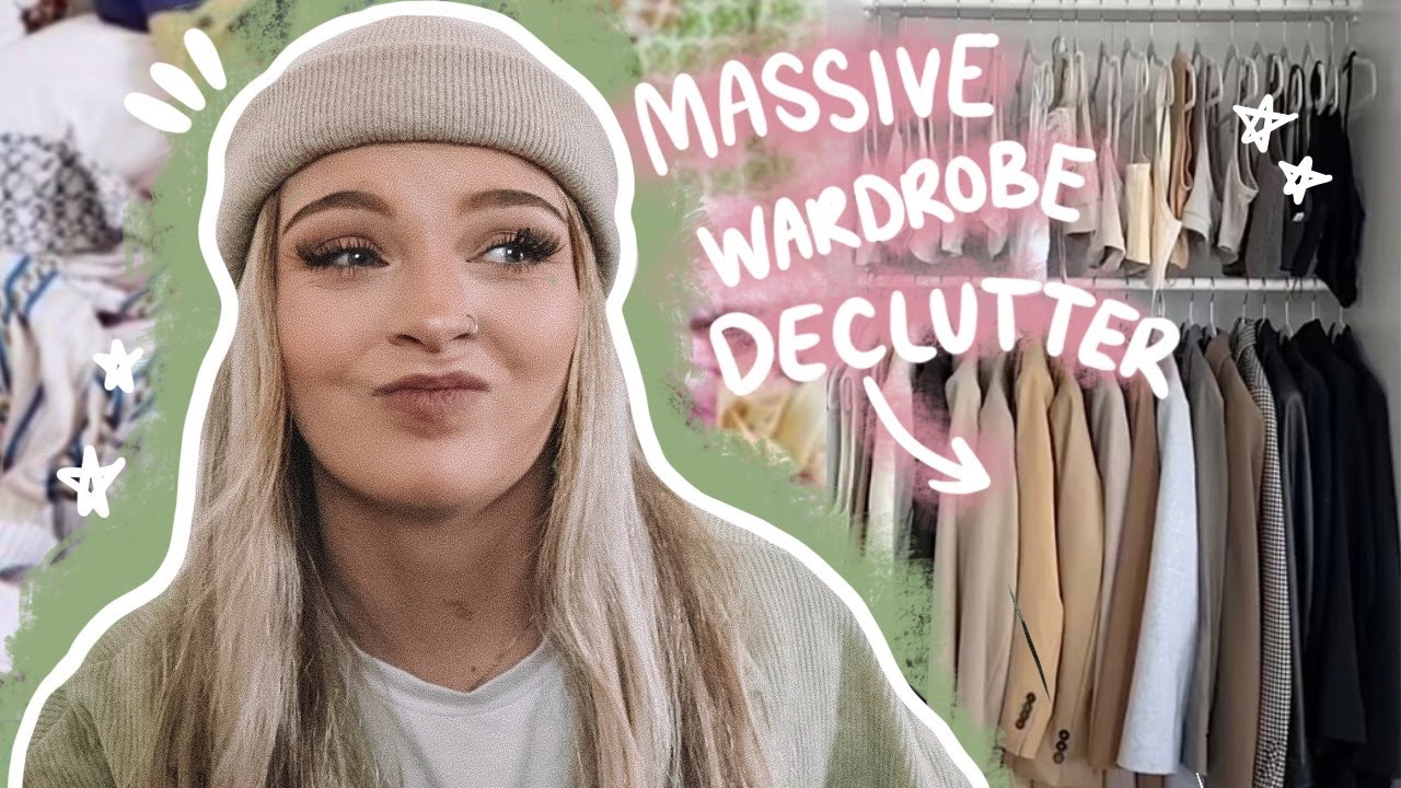 MASSIVE Wardrobe declutter! - YouTube