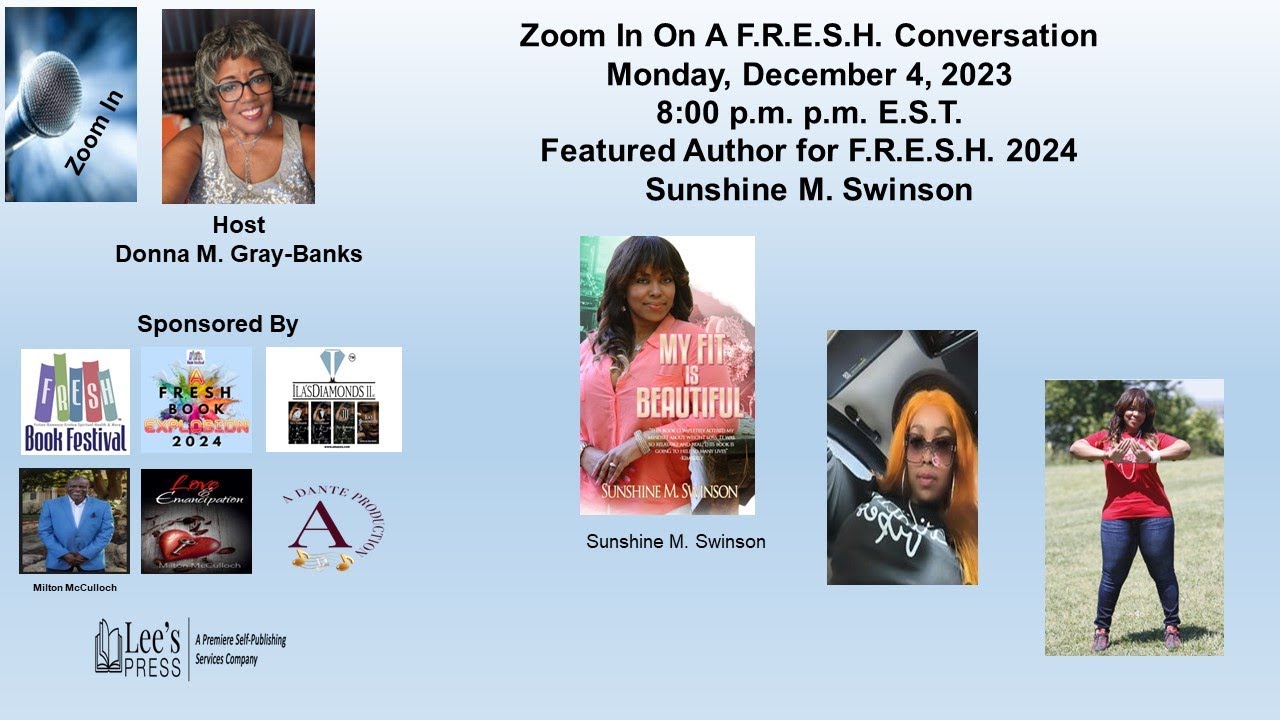 Sunshine Swinson featured Author for the International F.R.E.S.H. Book ...