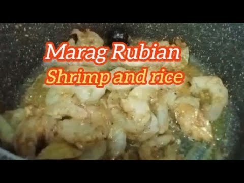 Marag rubian Shrimp and rice | Arabic recipe - YouTube