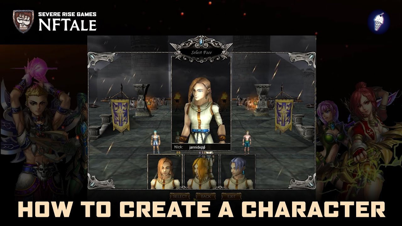 NFTale by Severe Rise Games: How to Create a Character (Portuguese Subs ...