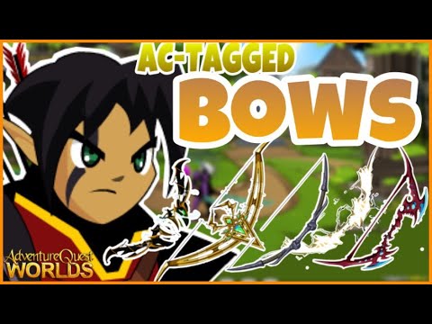 AQW - BEST AC-TAGGED BOWS + HOW TO GET THEM! (NON-MEM 2020) - YouTube