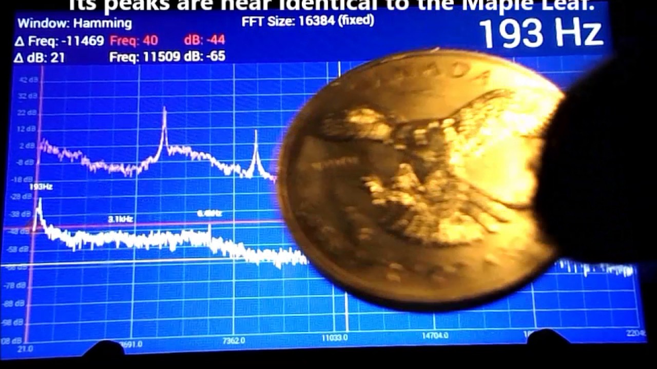Silver Coins Ping Tested For Genuine Frequencies - YouTube