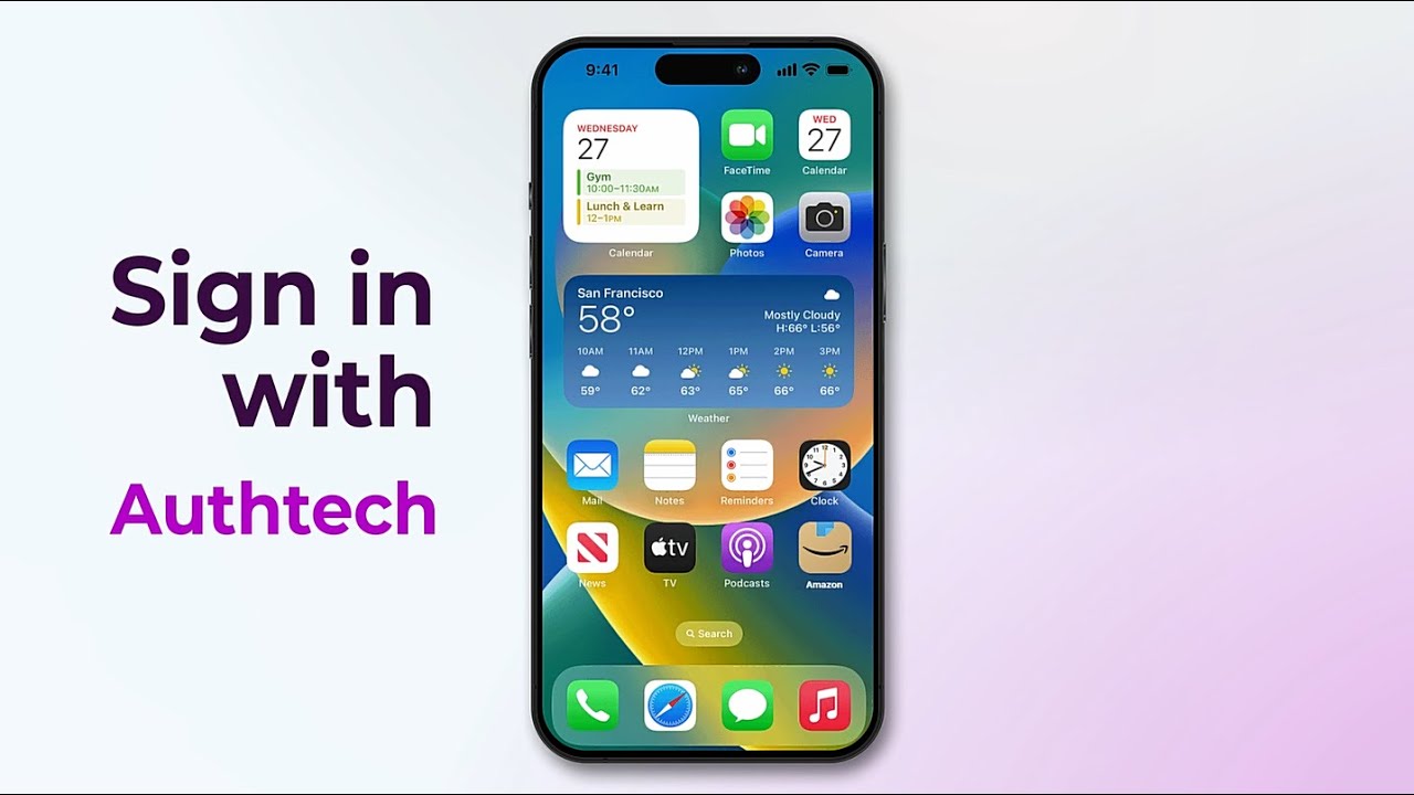 Easy sign in with Authtech - YouTube