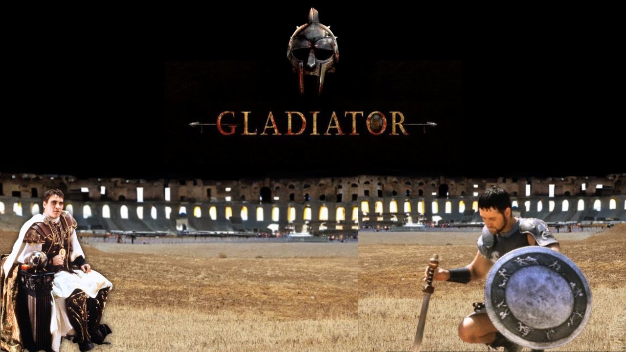 Russle crow fighting scene as a gladiator (Gladiator movie 2000 by ...