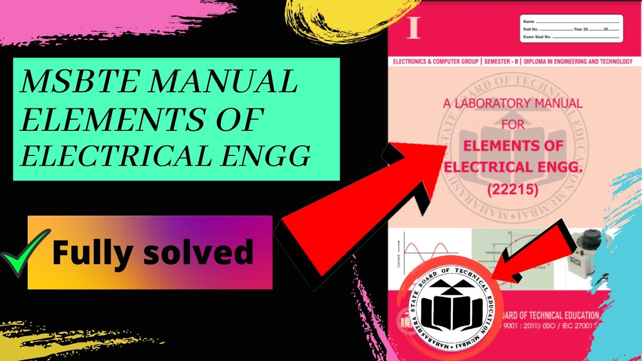 Elements of Electrical Engineering (22215) with Answers #Msbte - YouTube