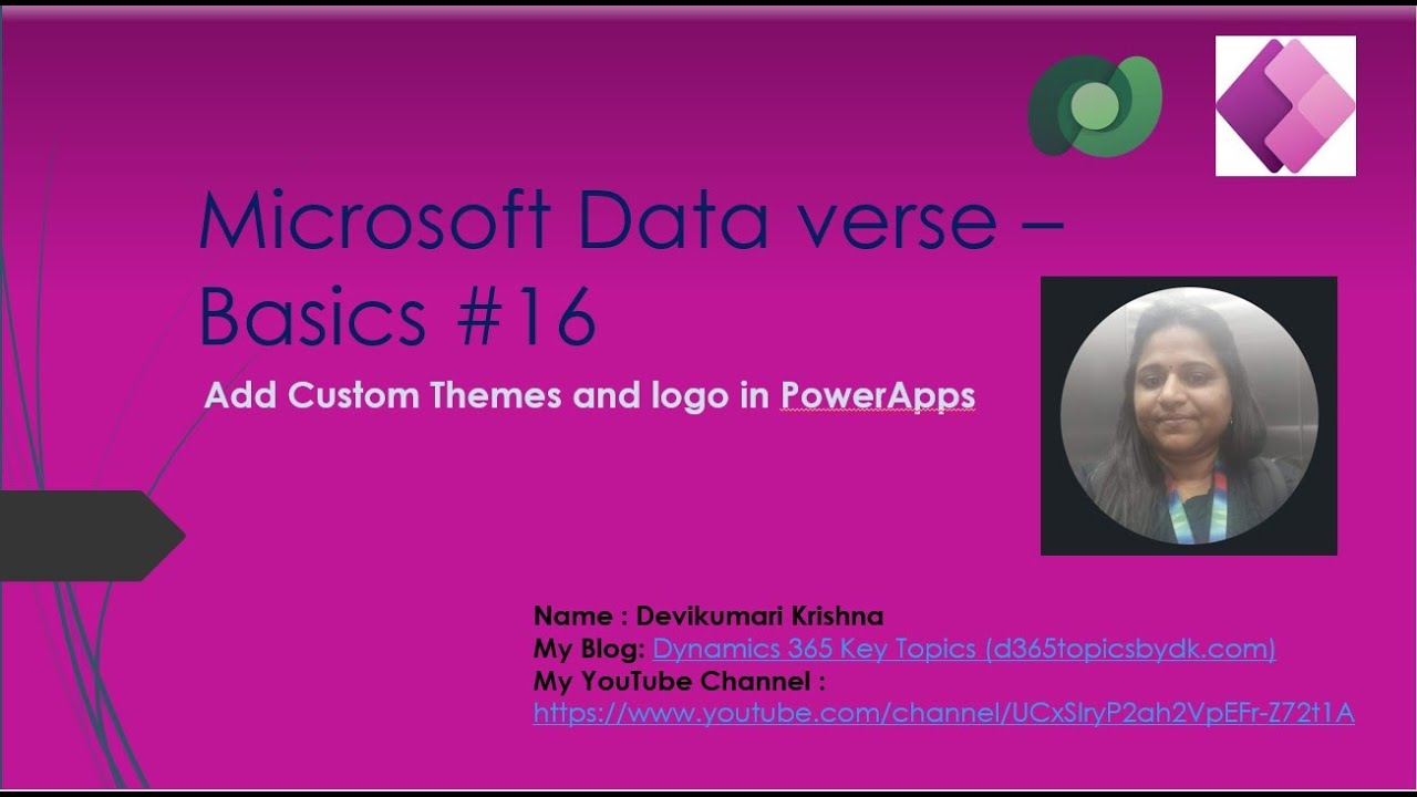 Add custom logo in PowerApps Portal - YouTube