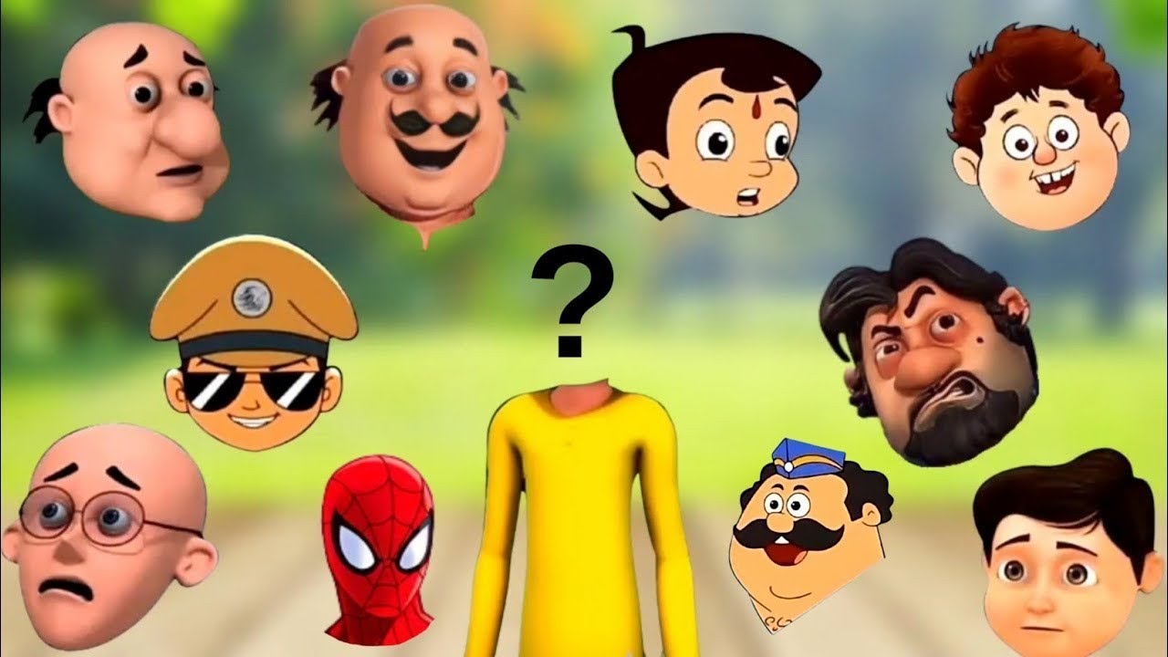मोटू पतलू फेस मैचिंग कार्टून वीडियो🤠😘Motu Patlu Face Matching Cartoon ...