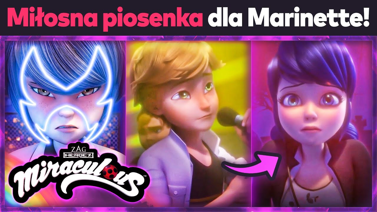 Miłosna piosenka dla Marinette od Adriena! | MIRACULOUS SEZON 5 ...