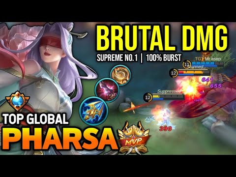 PHARSA BEST BUILD 2023 | TOP GLOBAL PHARSA GAMEPLAY | MOBILE LEGENDS - YouTube