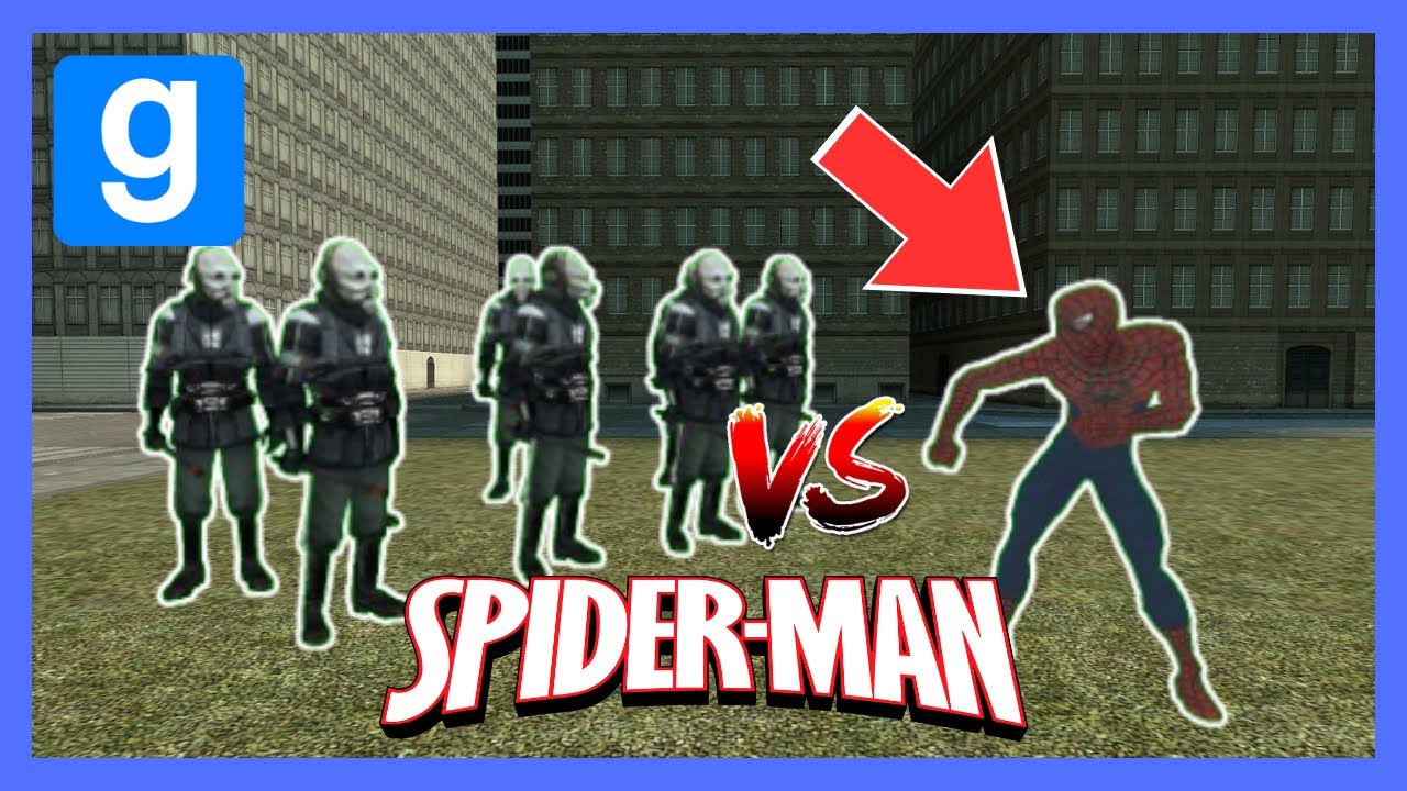 SPIDER MAN PROTECTS THE CITY FROM VILLAINS!! - Garry's Mod - YouTube