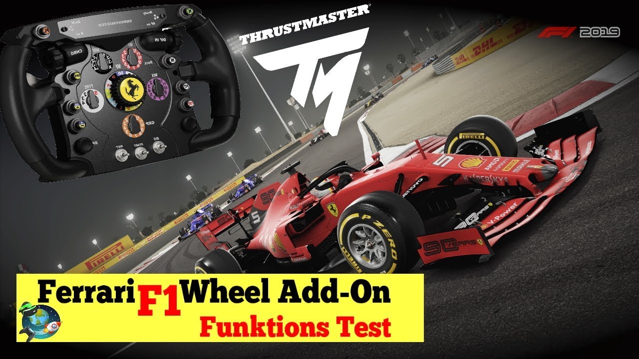 Ferrari F1 Wheel Add-On Test | F1 2019 Bahrain | PS4 Pro [Deu/HD] - YouTube