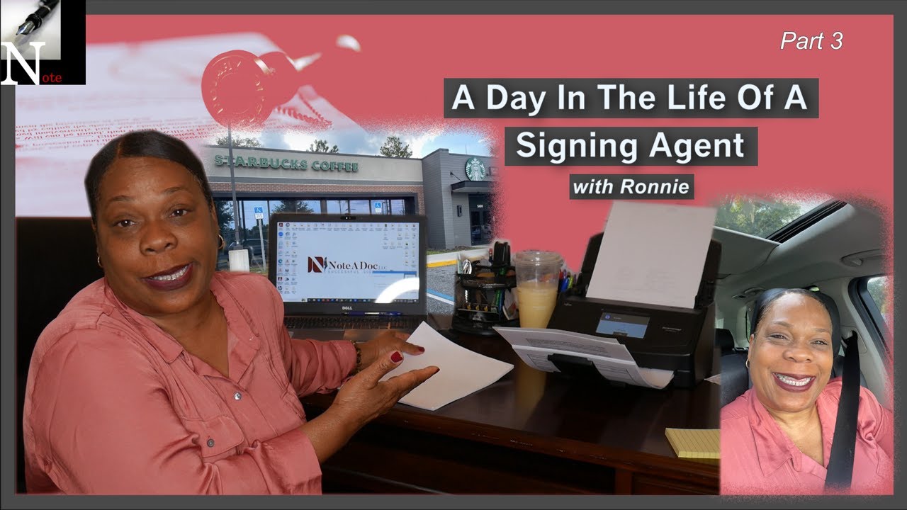 A Day in the Life - P3 | Notary Signing Agent | Note A Doc, LLC - YouTube