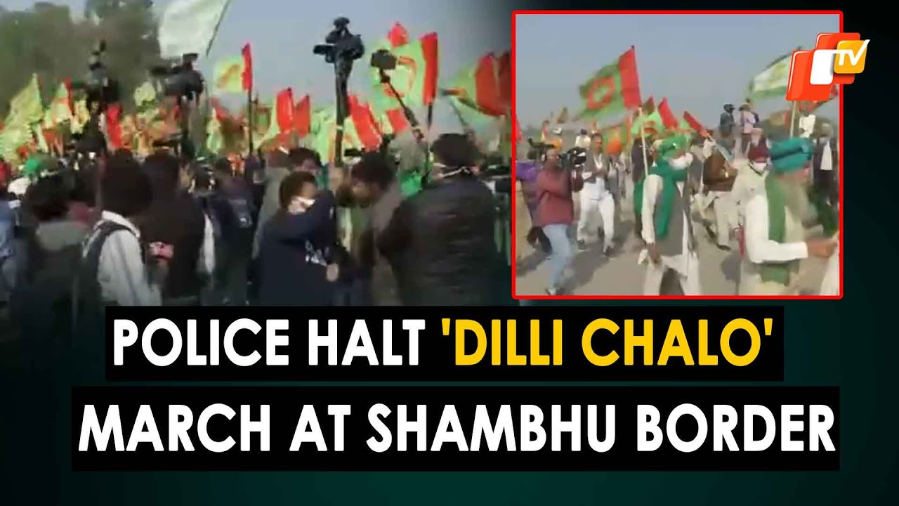 Farmers Protest Update: Police halt 'Dilli Chalo' march at Punjab ...