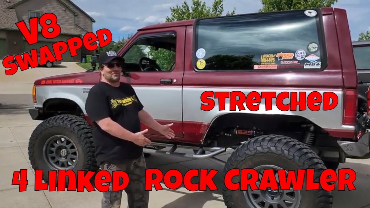 Bronco 2 V8 Swapped Lifted 4x4 Rock Crawler Walk Around - YouTube