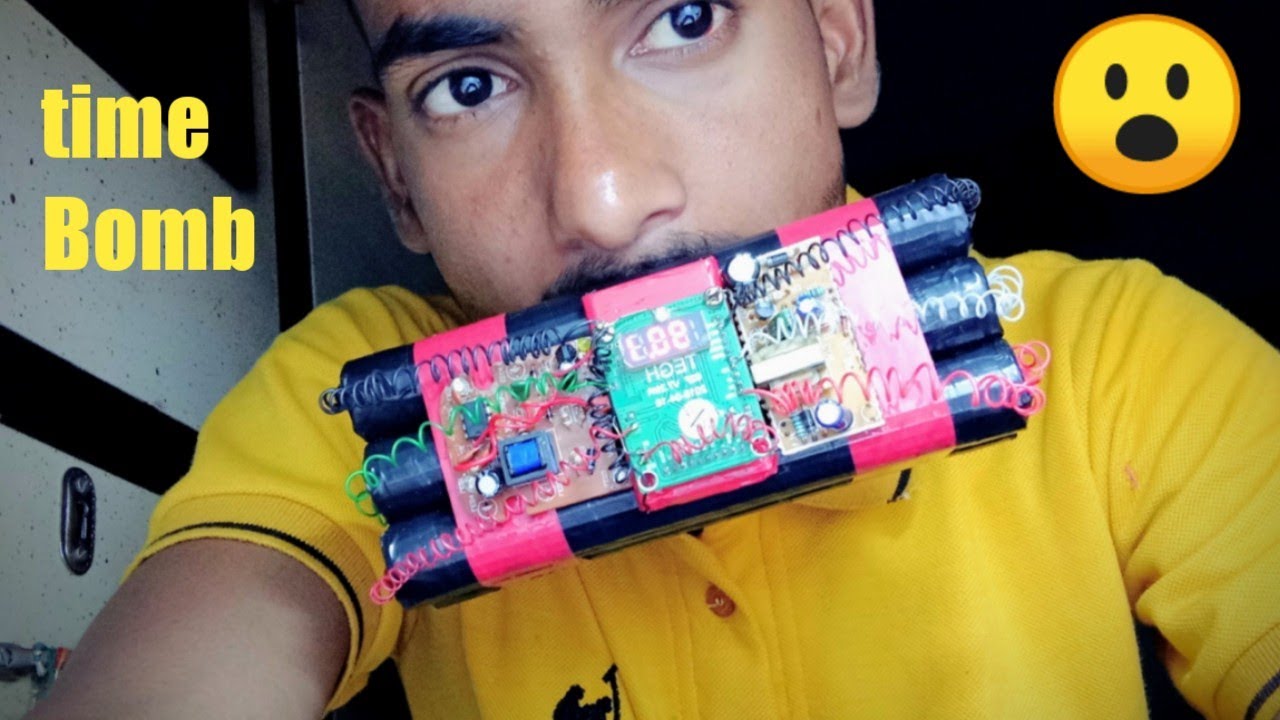 How To Make Time Bomb😮💣 Homemde Time Bomb | Ghar par banaye Time⌚ Bomb ...