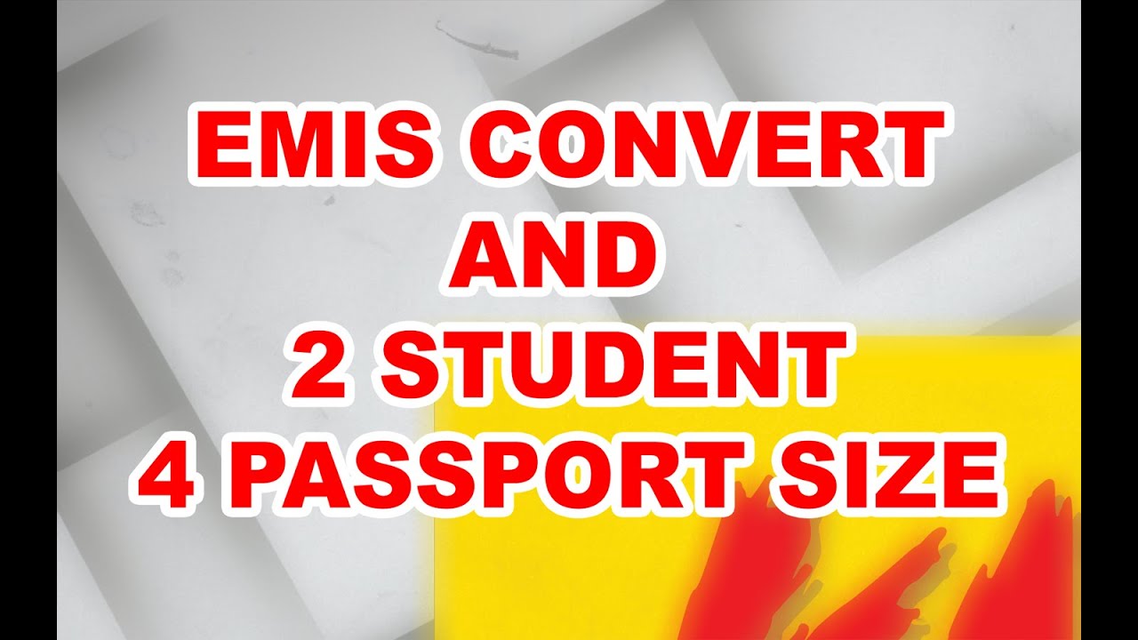 EMIS PHOTO EASY CONVERT - YouTube