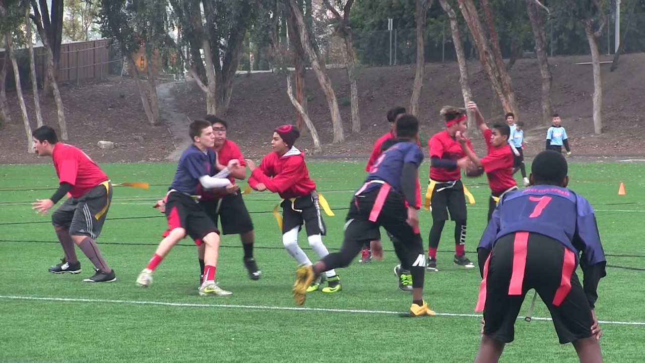 Cerritos AllStars vs Pasadena Flag Football - YouTube