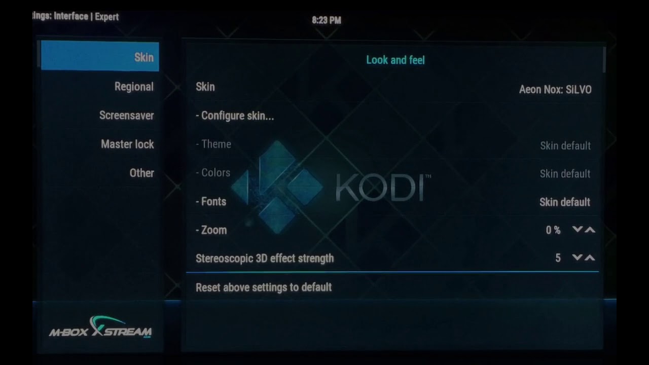 M-Box Xstream Setup TimeZone - YouTube