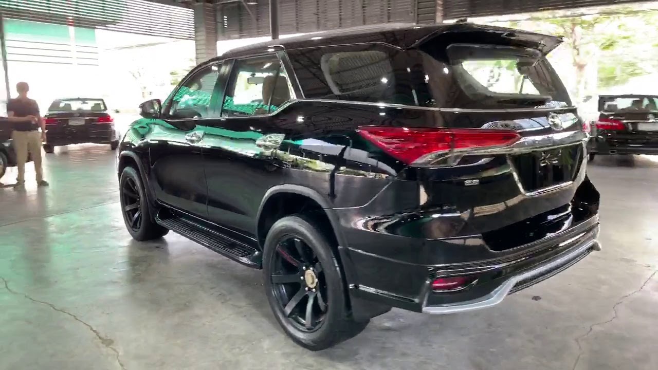 มาพบกับ! TOYOTA Fortuner 2.8V E4 2017 "เครื่องดีเซล" พร้อมชุดแต่งสปริง ...