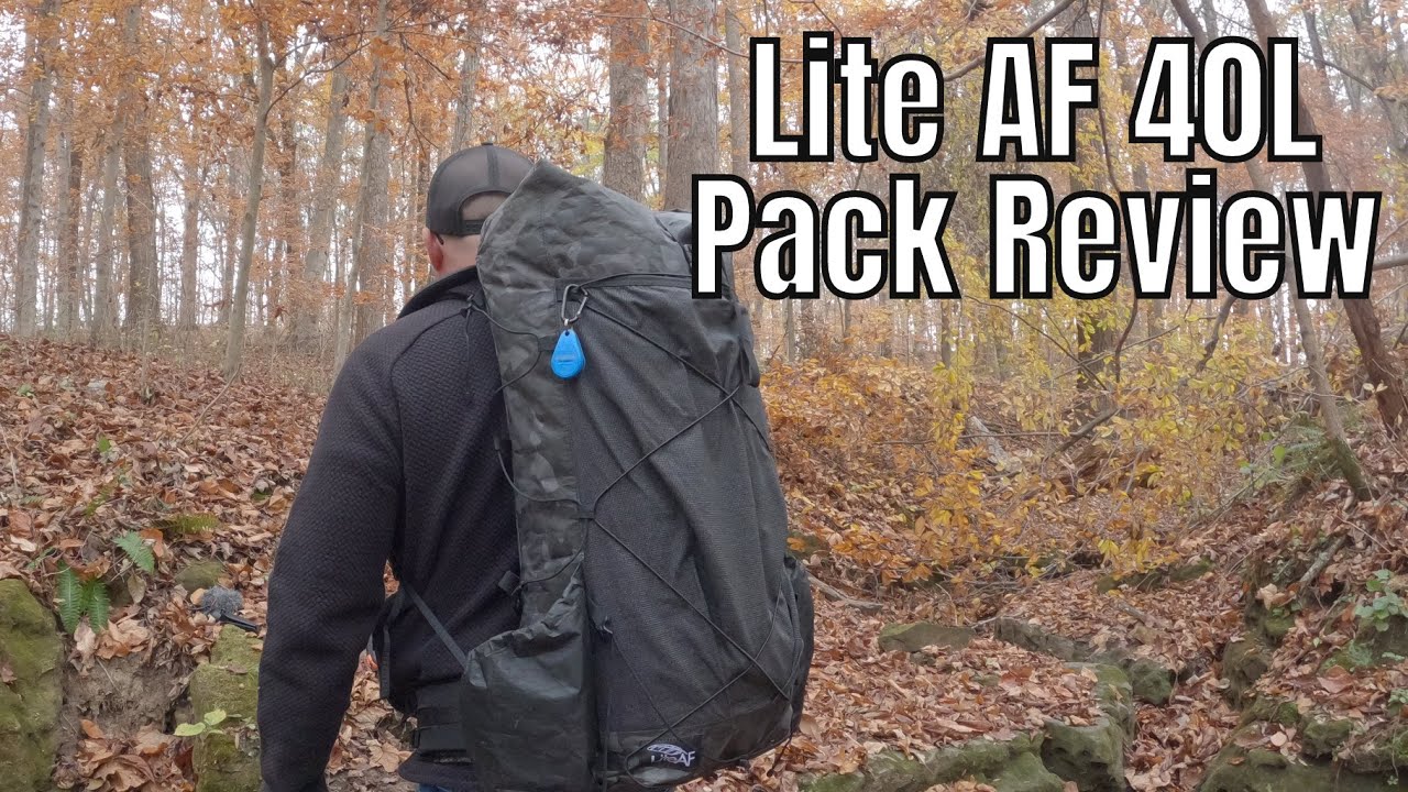Lite AF 40L pack with full suspension Review - YouTube