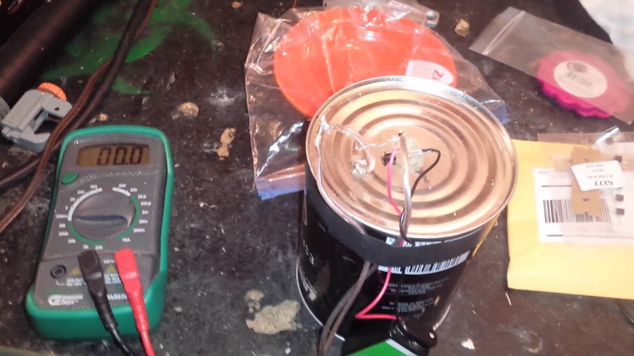 Homemade ion chamber - YouTube