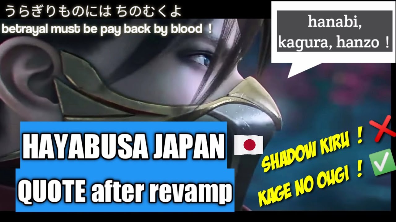 Hayabusa(ハヤブサ)Japanese voice Revamp |MLBB - YouTube