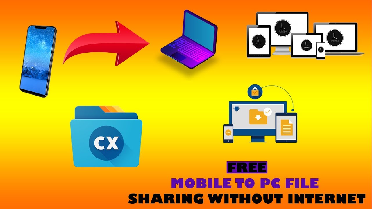 HOW TO SHARE FILES MOBILE TO PC WITHOUT INTERNET CX FILE EXPLORER how-to-share-files-mobile-to-pc-without-internet-cx-file-explorer