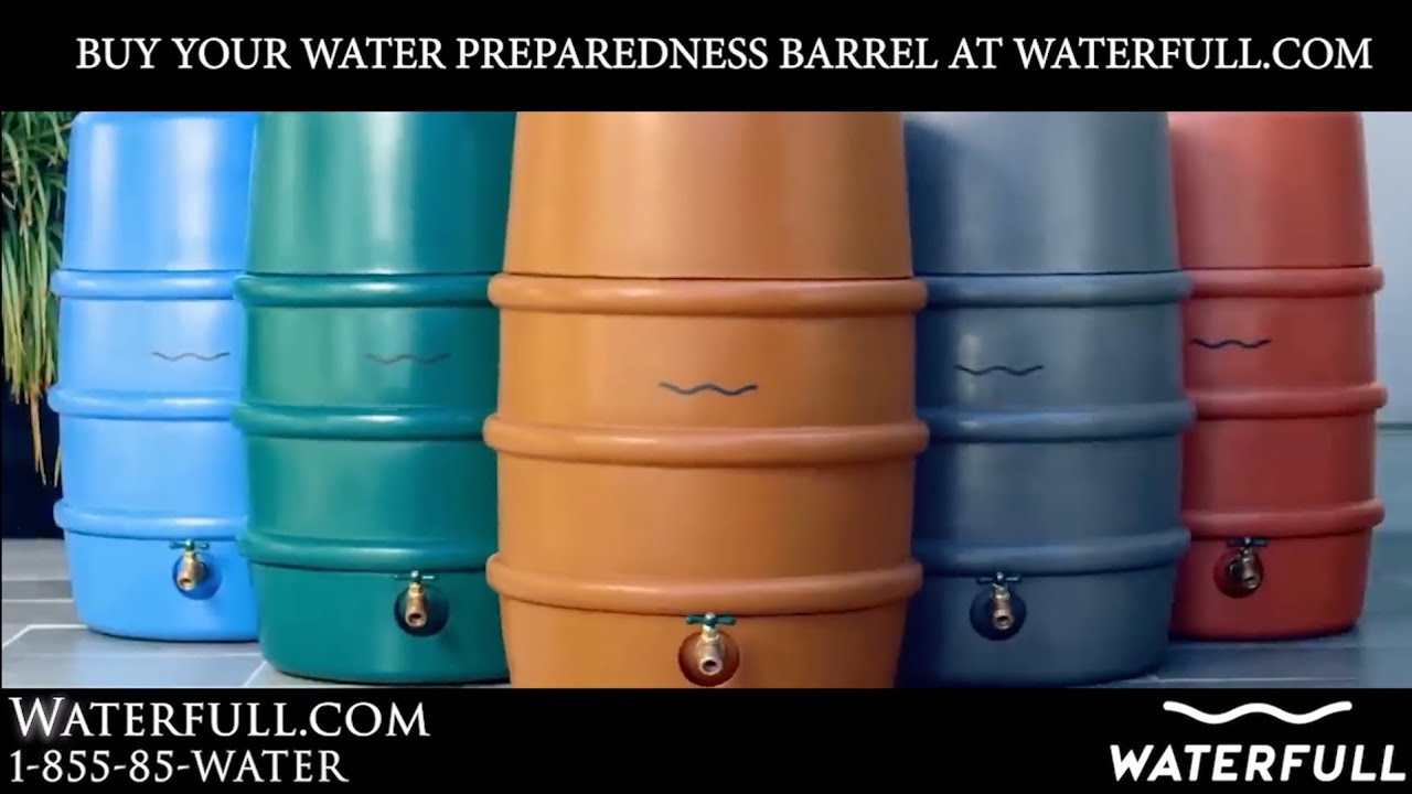 The Waterfull Water Barrel | Water Preparedness - YouTube