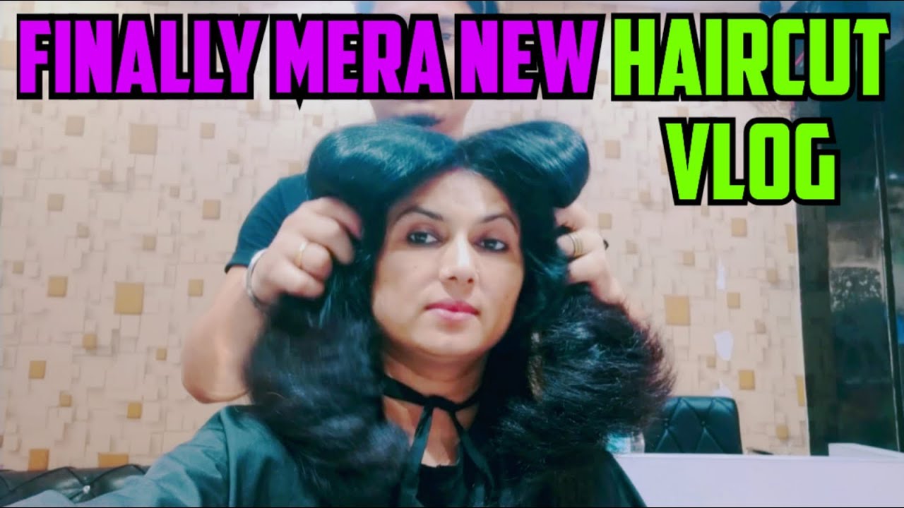 My new haircut is done ️ Haircut vlog |radhika real life - YouTube