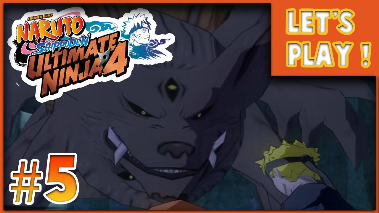 NARUTO SHIPPUDEN ULTIMATE NINJA 4 #5 Le combat contre l'Ombre Noire ...