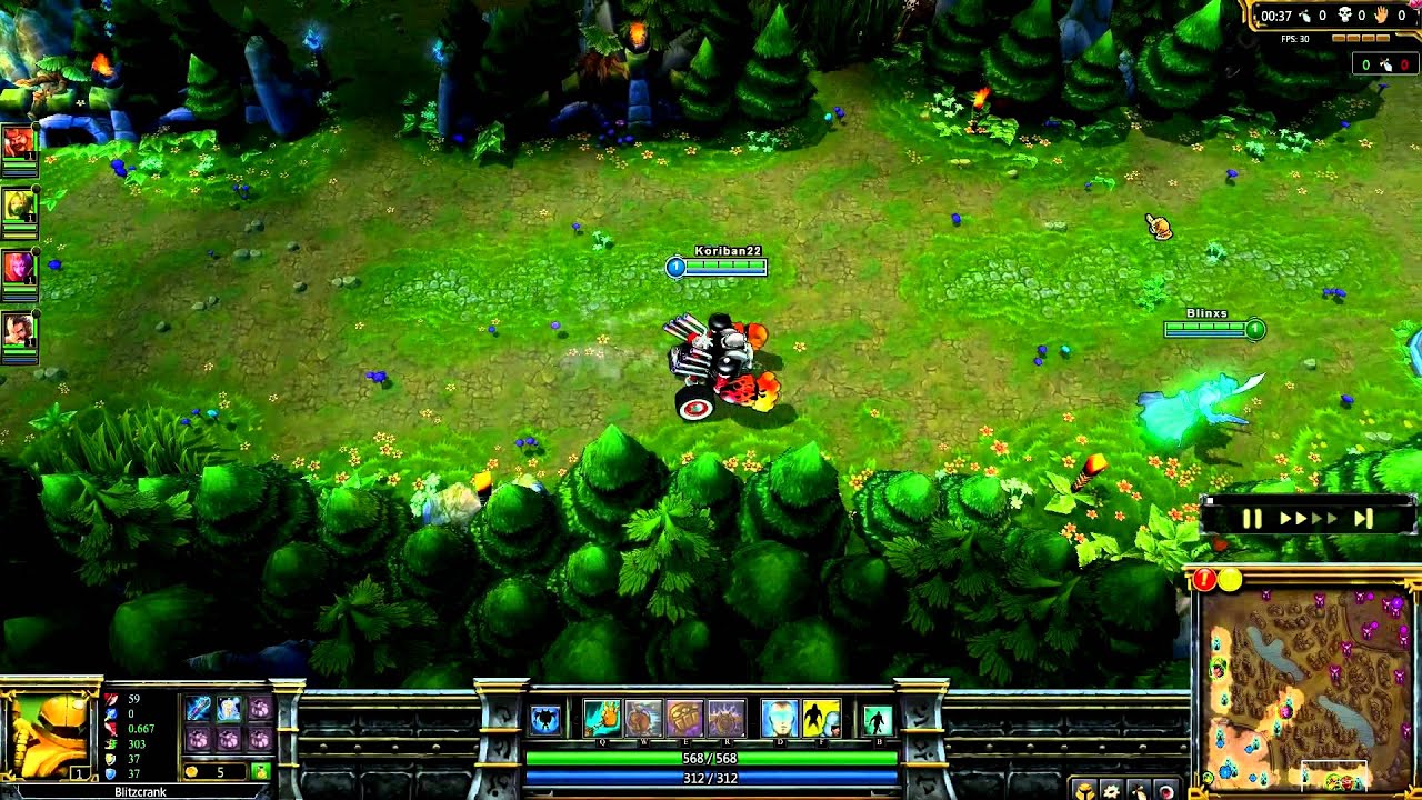 LoL - Very Fast First Blood (1080p HD) - YouTube