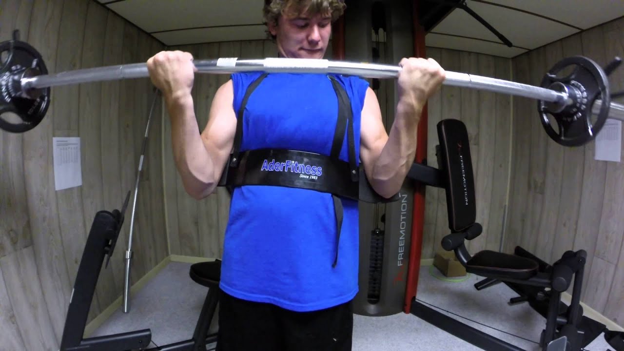 Arm Blaster Bicep Curls - YouTube