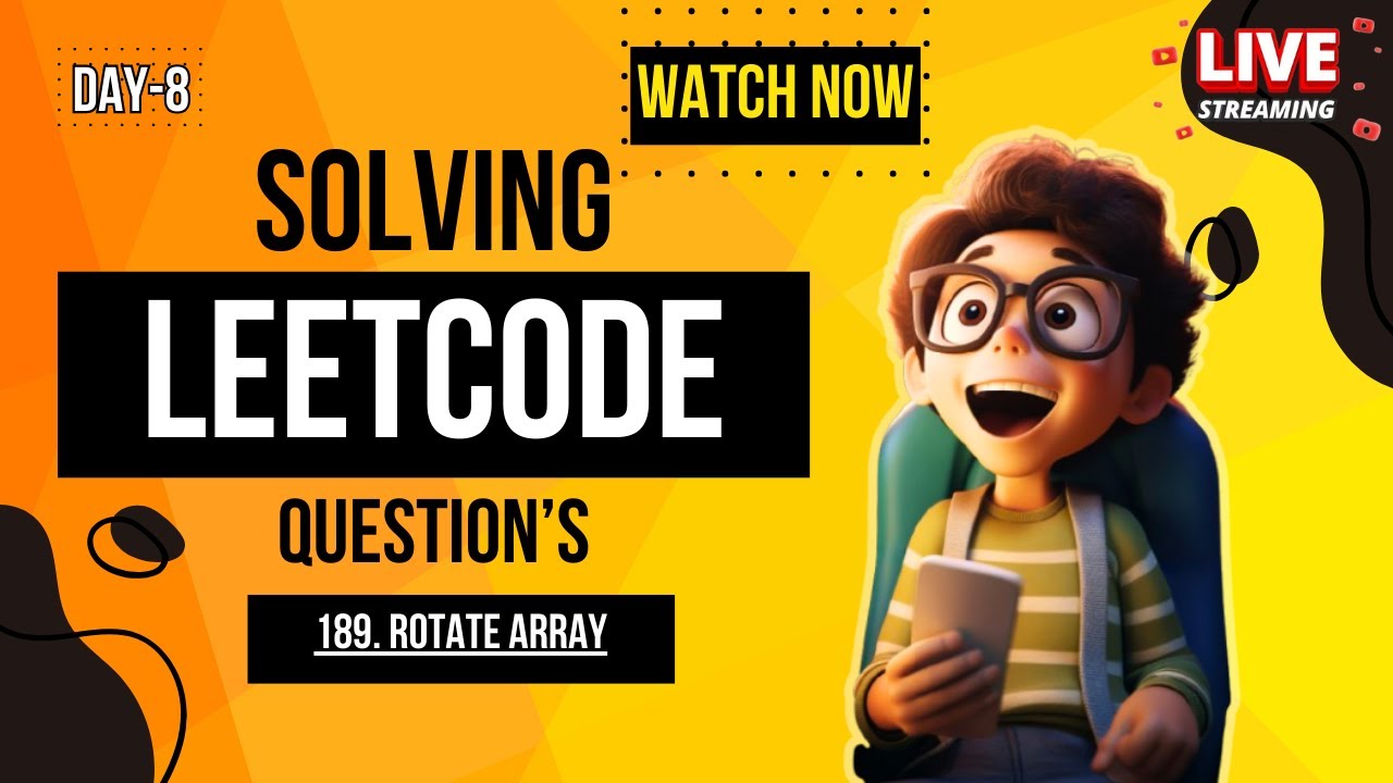 Leetcode Coding Questions Solving😱 Q 189 👩🏻💻 Day8⏲ Seadesk 5411