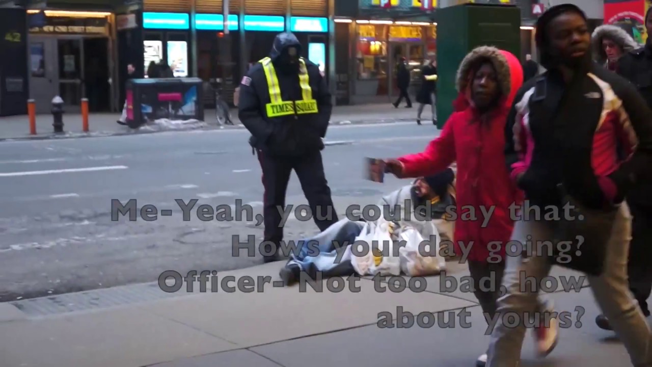 "Get A Job" Homeless Social Experiment - YouTube