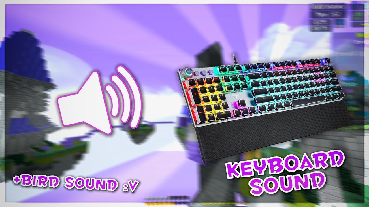 Bedwars & Keyboard Sound ( Bedwars in pika network ) ASMR - YouTube
