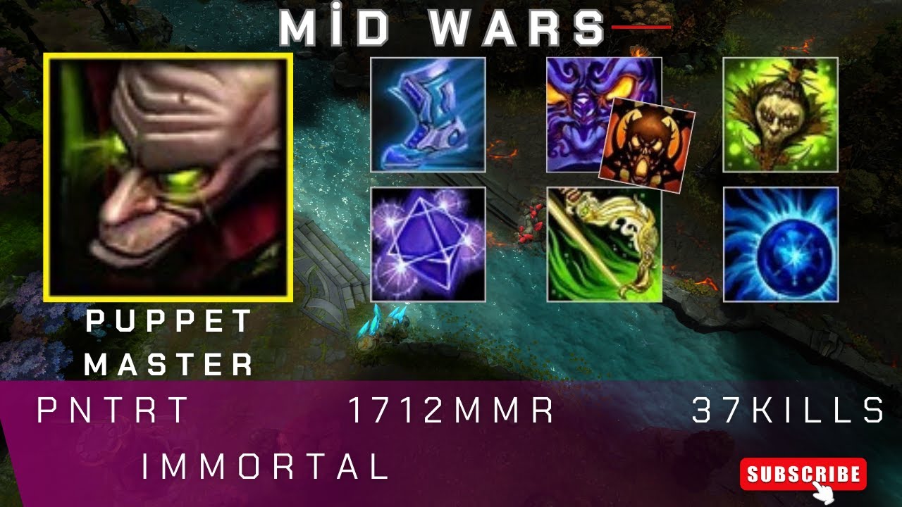 HoN | Mid Wars | Puppet Master | pntrt | 1712 MMR - YouTube