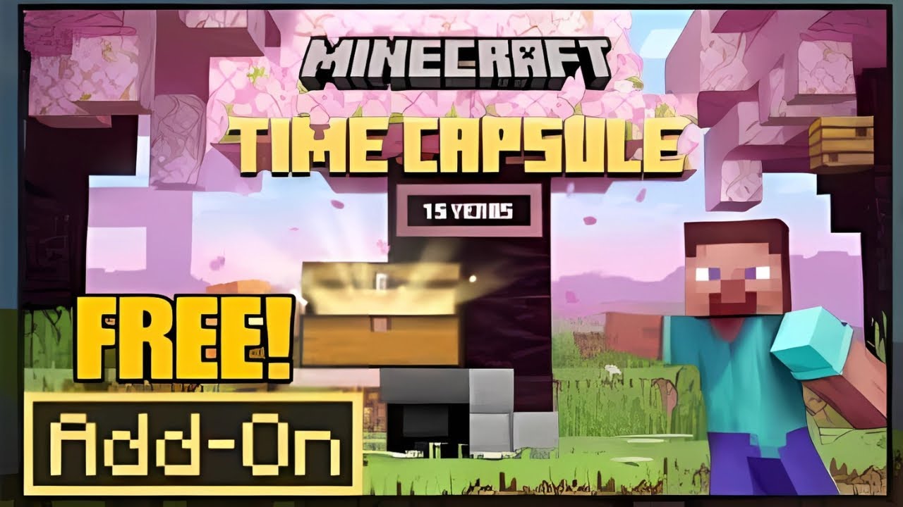 Free Minecraft Time Capsule Addon - LIMITED TIME! - YouTube