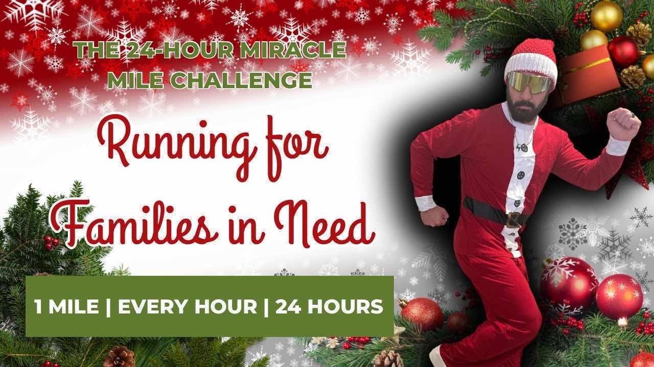 24-Hour Miracle Mile Challenge | Running 1 Mile Every Hour for Families ...